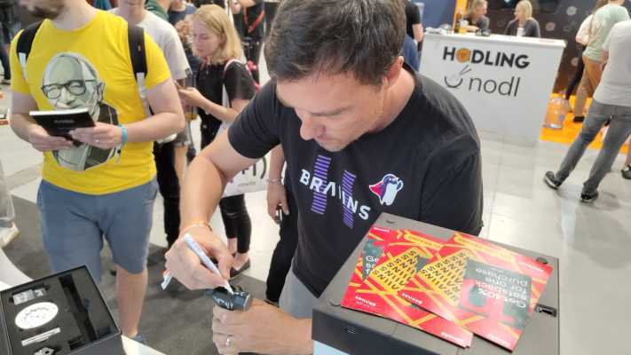 For the HRF: Seedor Set with two safes signed by Michael Saylor, Anita ...