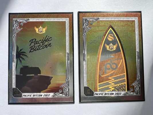 Set of Pacific Bitcoin 2022 Cards (#/999) | Scarce City