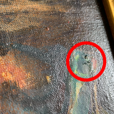 Pepe Monk with a Wine Glass (Pepelangelo, oil on canvas, 2017) | Scarce ...