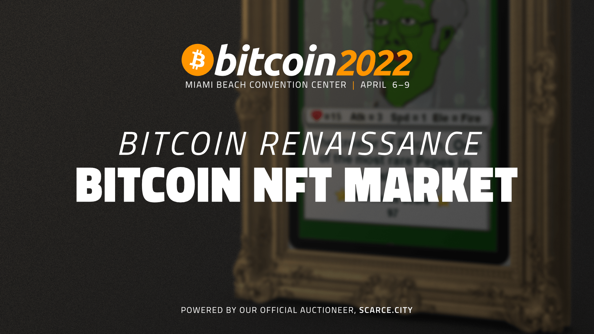 The Bitcoin NFT Market | Scarce City