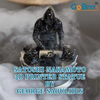 Satoshi Nakamoto Statue -- Black Edition | Scarce City