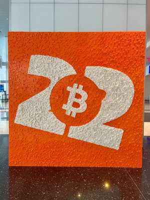 Built on the Blockchain (22 Bitcoin LEGO Mural) l | Scarce City