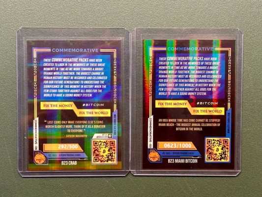 B23 Miami (/1000) + Crab (/500) Commemorative Cards | Scarce City