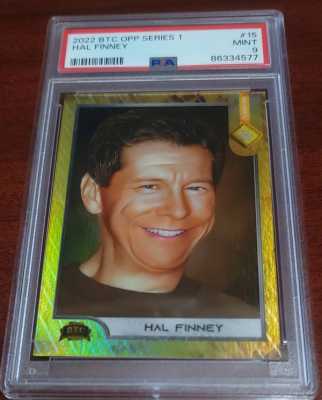 Series One- LEGENDARY HAL FINNEY PSA GRADED MINT 9 !!! #78/100 | Scarce ...