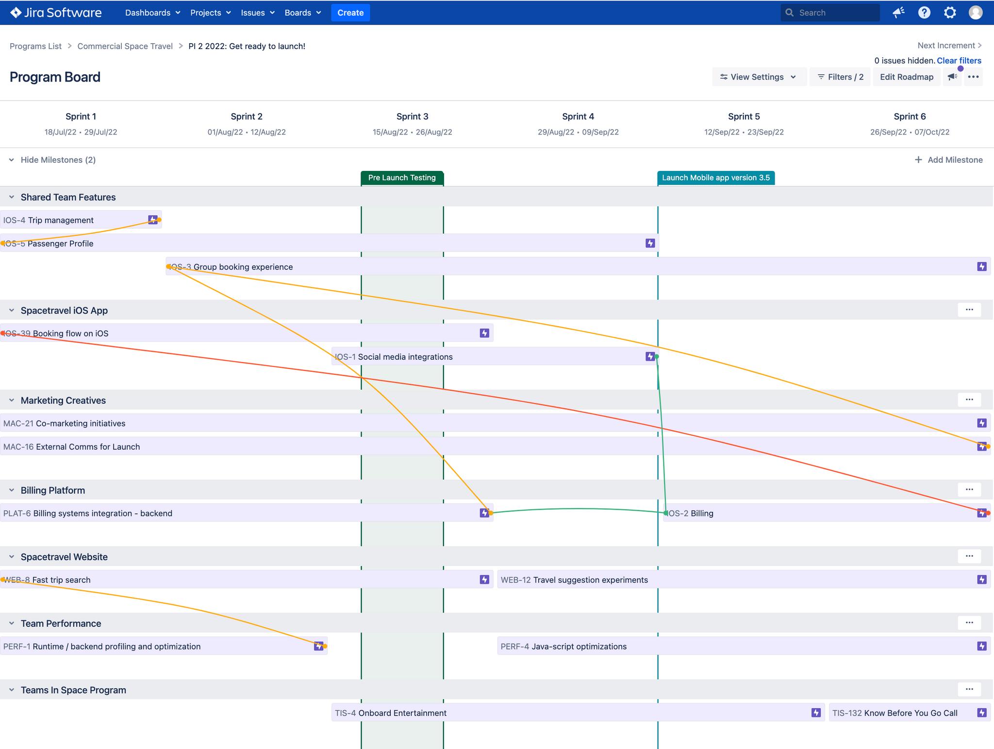 SAFe Program Board 101: Everything You Need To Know | Easy Agile