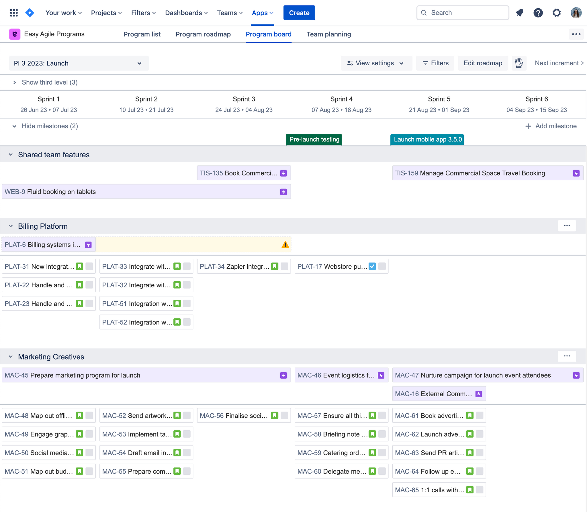SAFe Program Board 101: Everything You Need To Know | Easy Agile