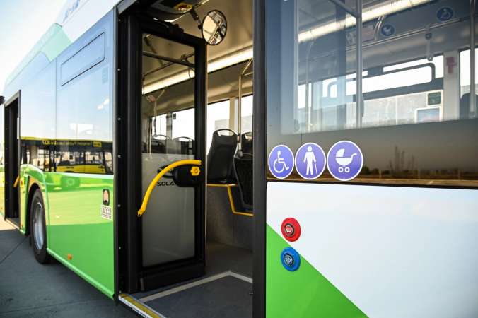 Încă 9 autobuze electrice au ajuns în Sibiu; Circulă pe traseele 5 și 13