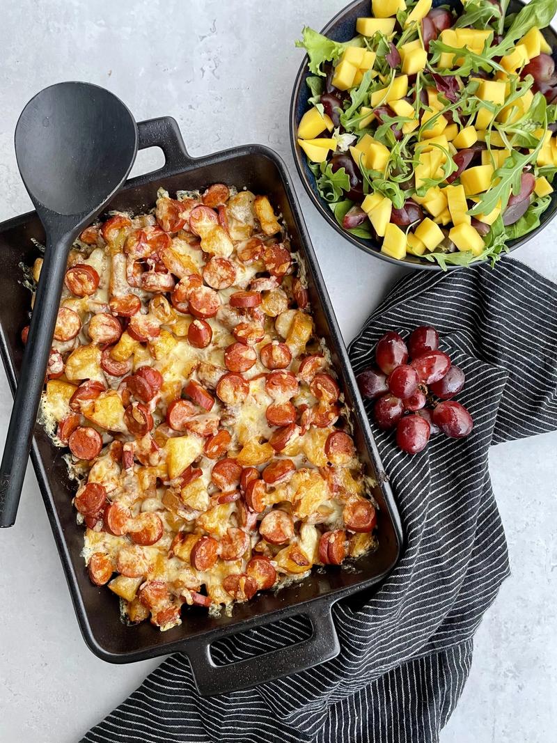 LINDASTUHAUG – Knallgod potetgrateng med pølse