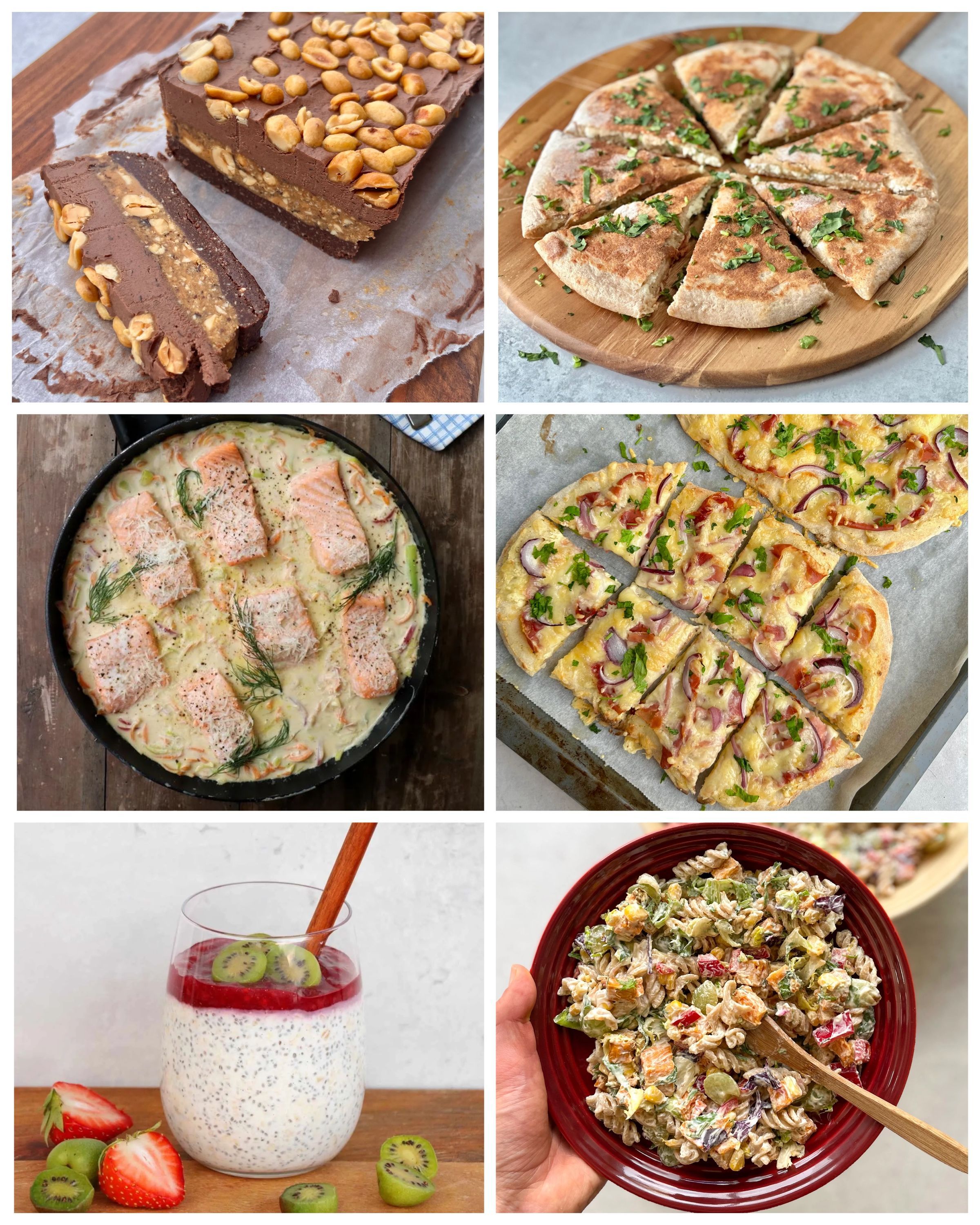 LINDASTUHAUG – Sunn pizza med enkel havrebunn – uten heving!