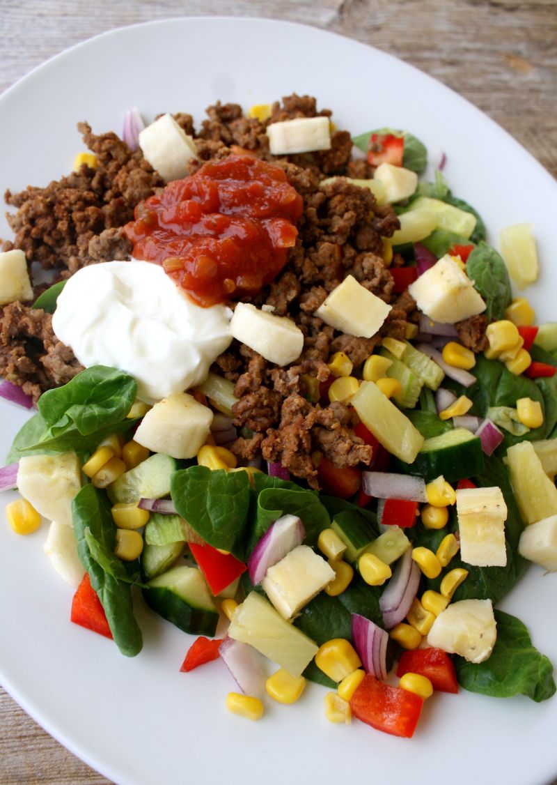 LINDASTUHAUG – Tacosalat & heimelaga lompe-tacoskjell
