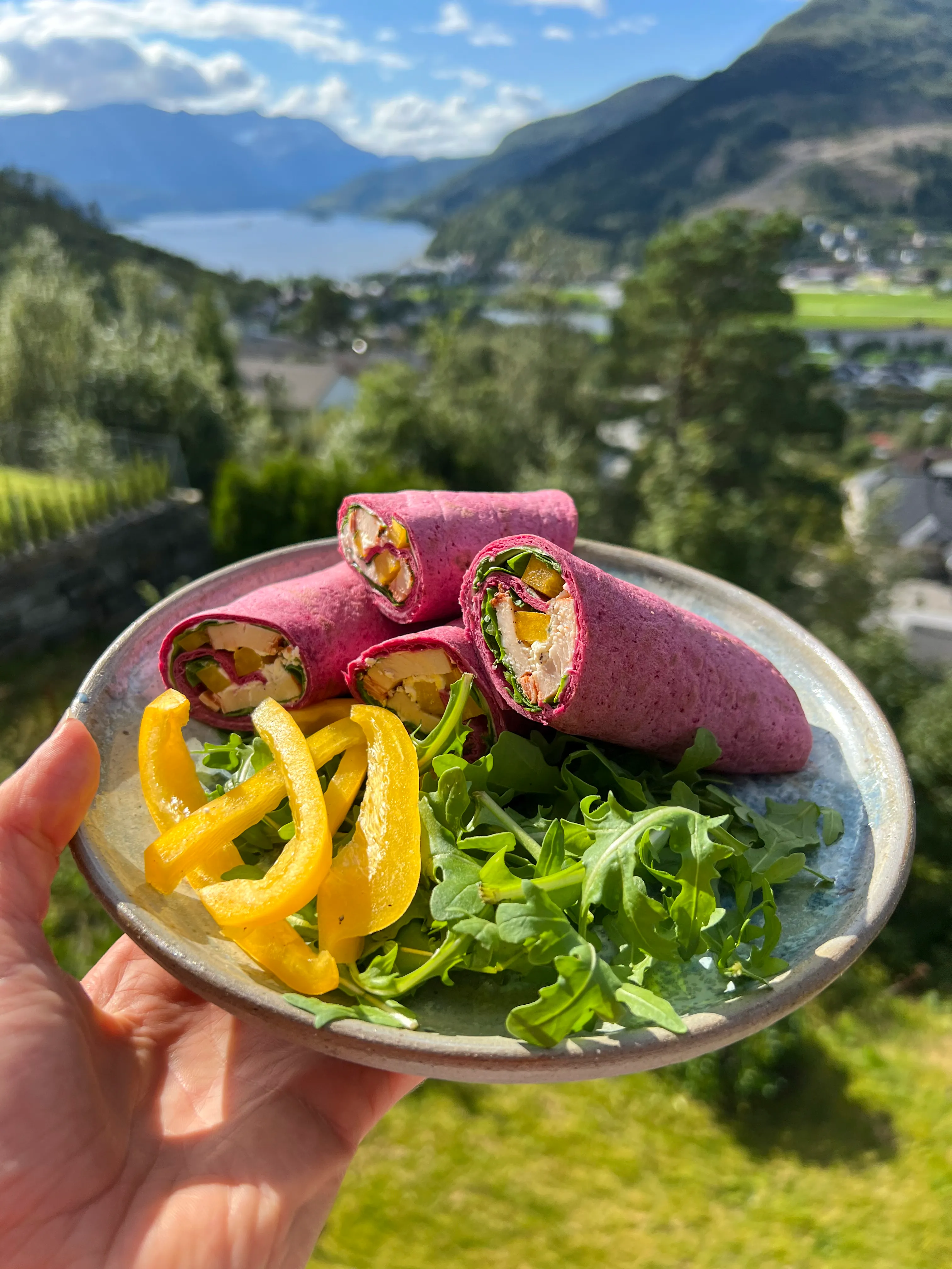 LINDASTUHAUG – Fargerike kyllingwraps