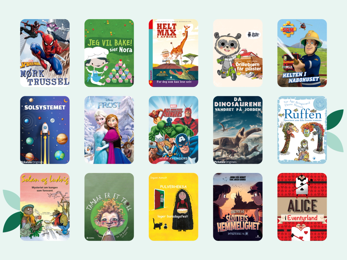 Pickatale - en lese og lytte app for barn! - Pickatale