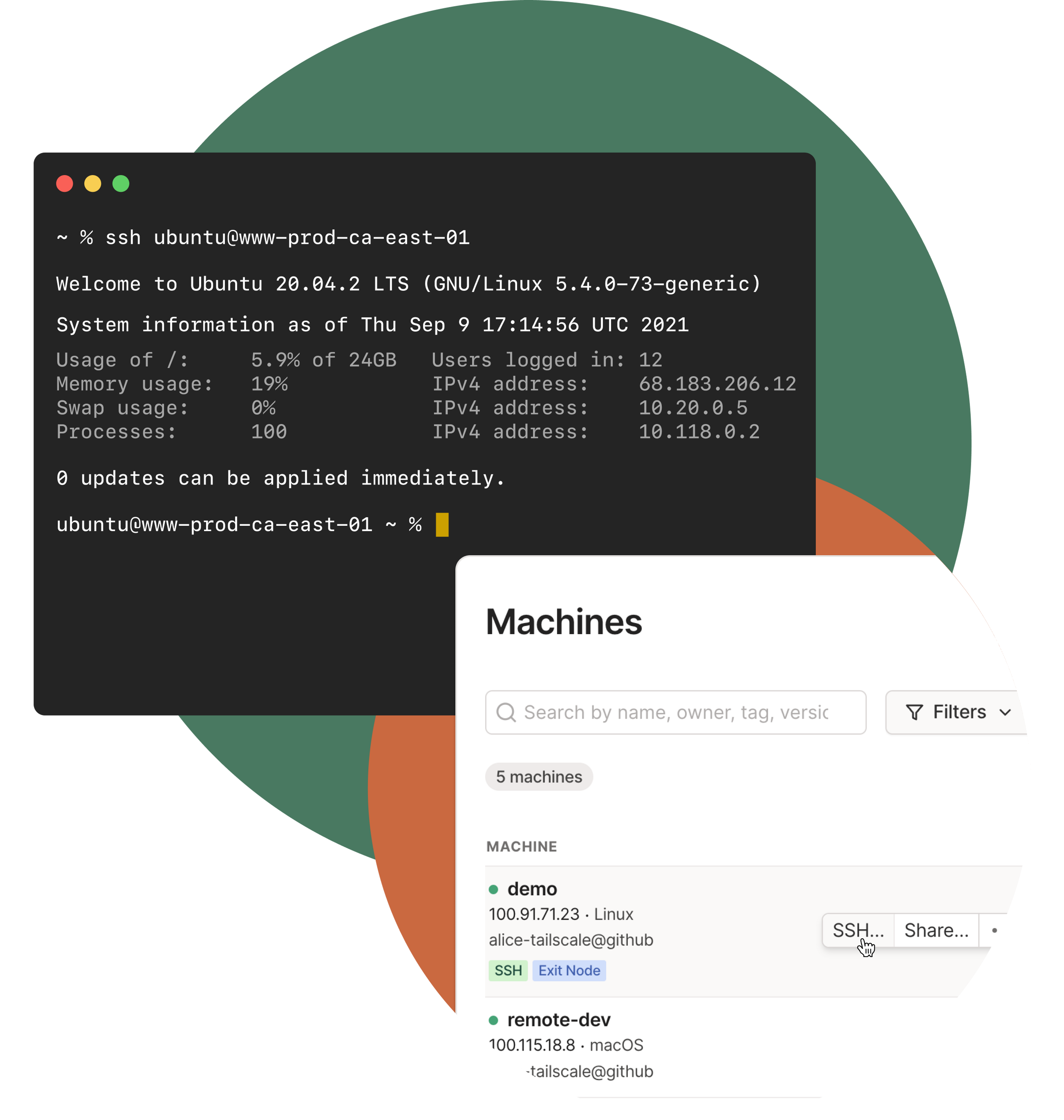 Tailscale Ssh Console