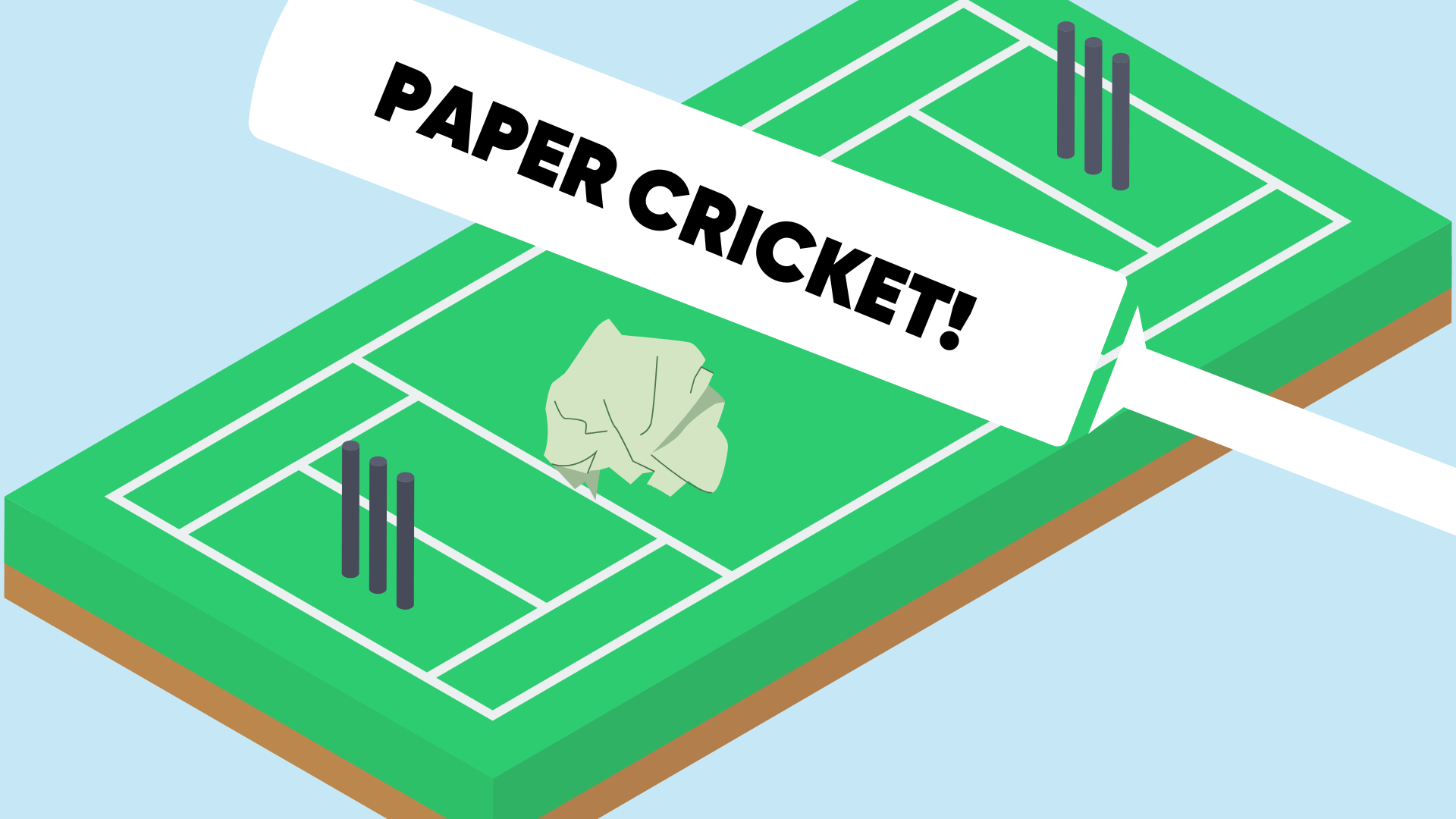 Craft Time - Paper Cricket