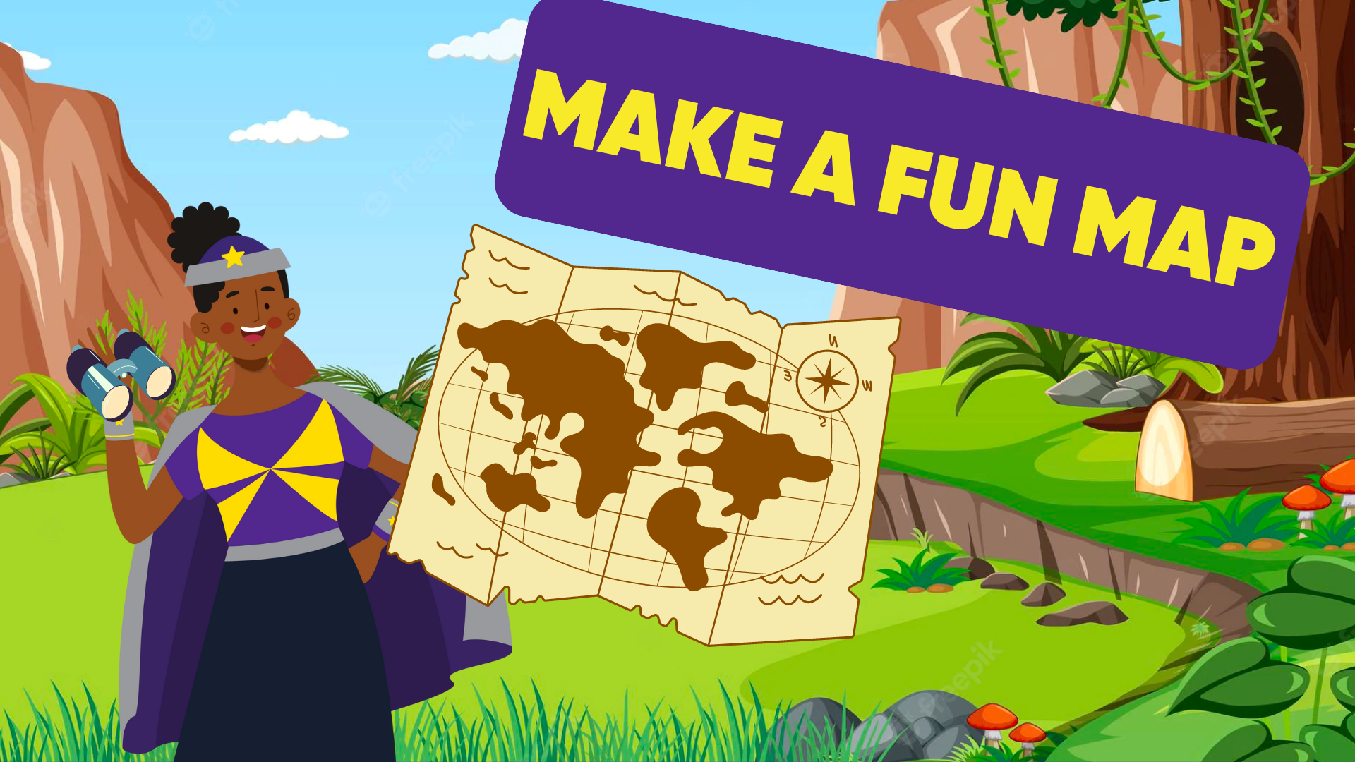 Craft Time - Make a Fun Places Map