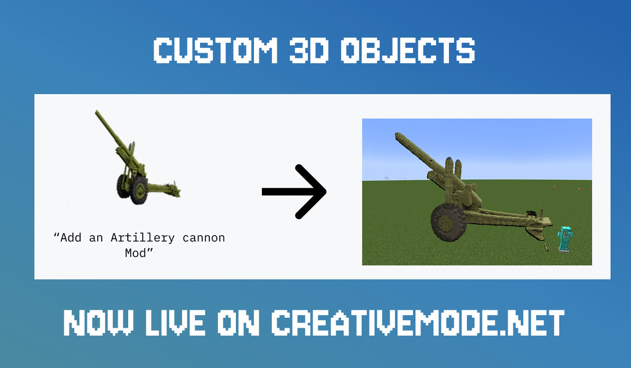 New Release: Custom 3D Objects for Minecraft Mods | Blog | CreativeMode