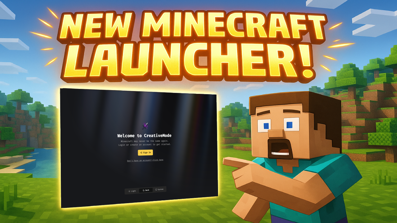 Introducing the CreativeMode Minecraft Launcher: The Fastest Way to ...