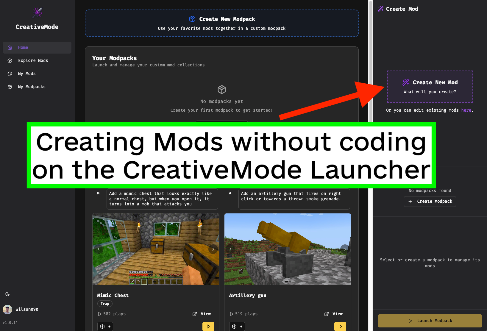 CreativeMode MCLauncher Tutorial: Modding Minecraft without Coding | Blog | CreativeMode