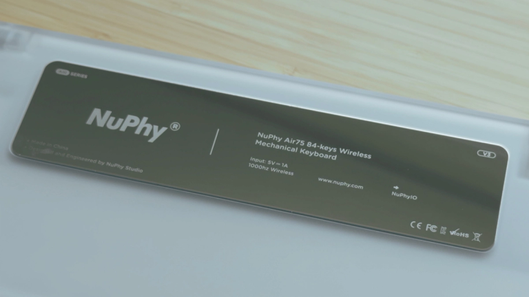 NuPhy Air75 V3レビュー。打鍵感、使いやすさに優れたロープロファイルキーボード