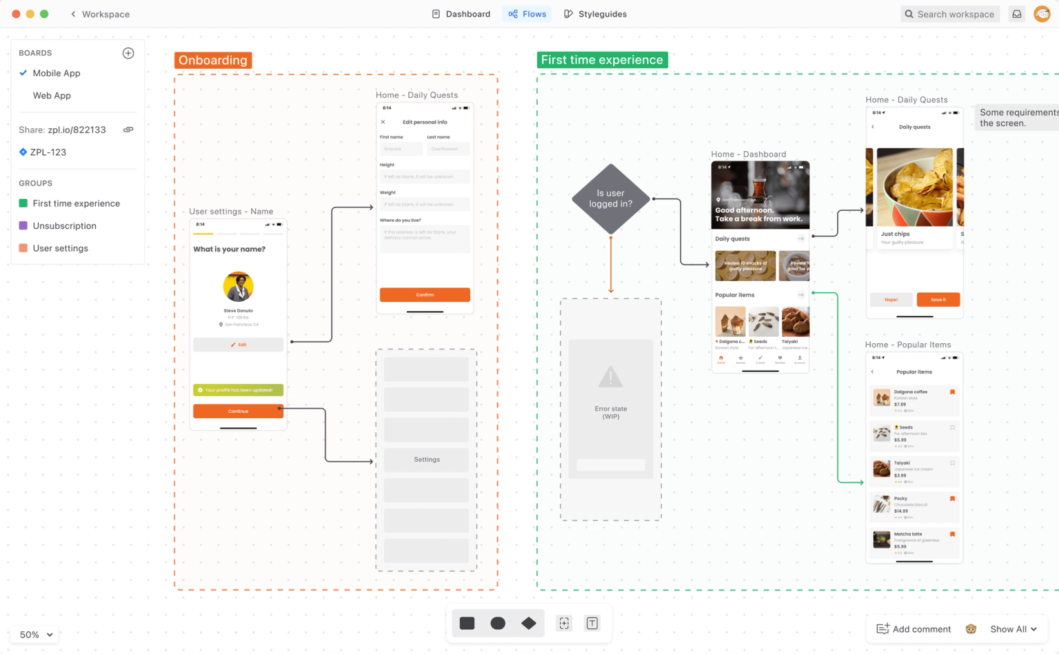 Zeplin · Bring harmony to design delivery