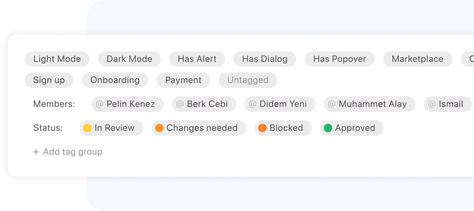 Organize designs in a standardized way · Zeplin