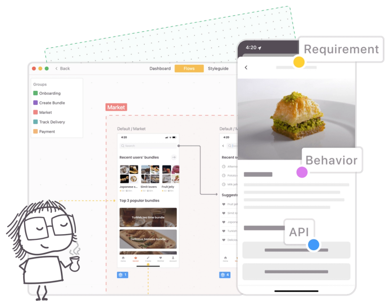 Zeplin · Deliver on the promise of design