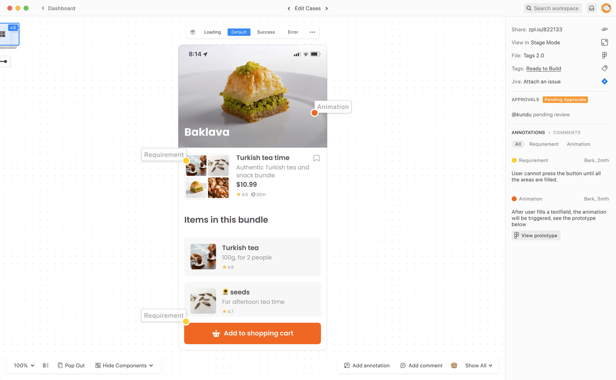 Zeplin · Bring harmony to design delivery