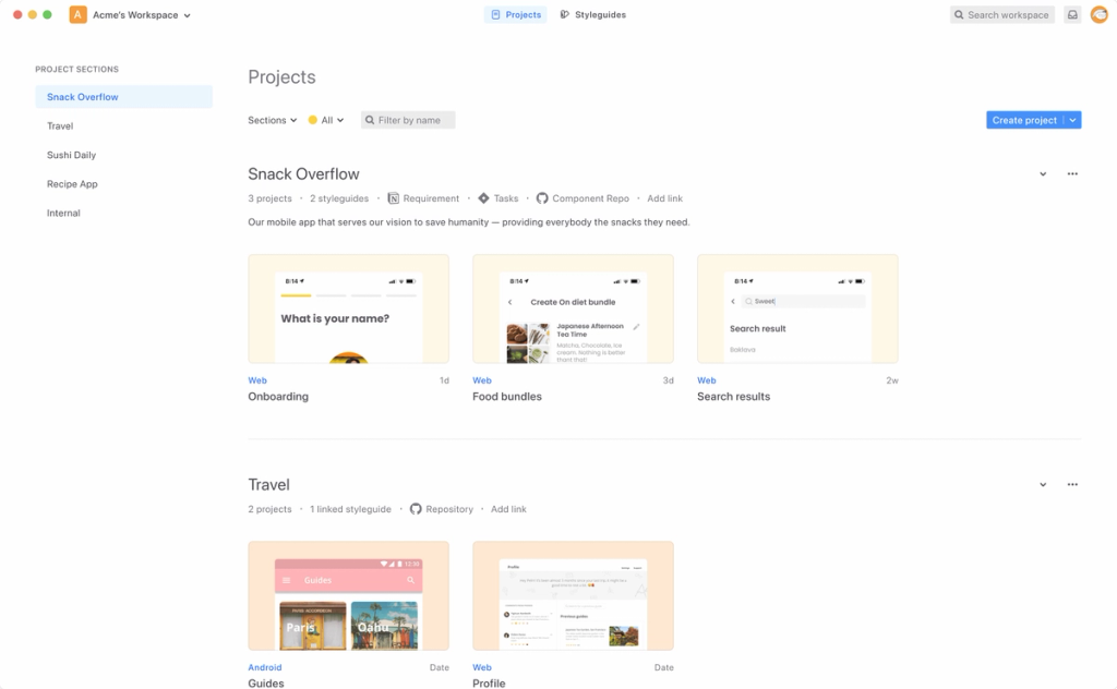 Zeplin · Bring harmony to design delivery