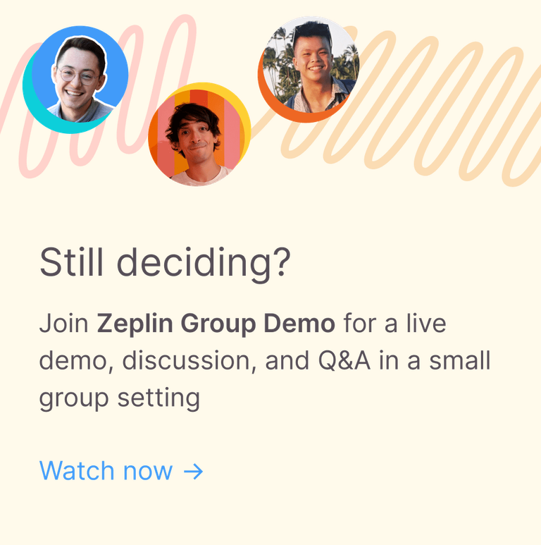 Pricing · Zeplin