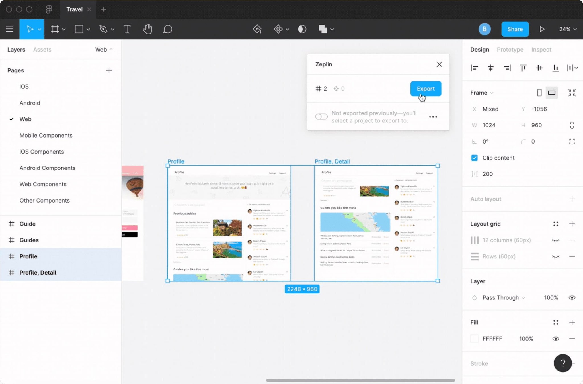 Zeplin · Deliver on the promise of design