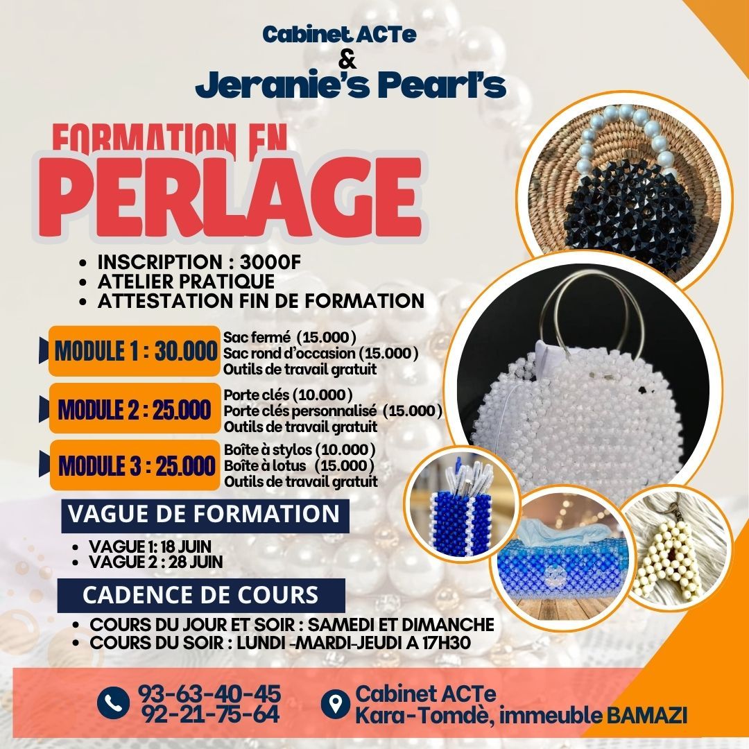Formation en perlage