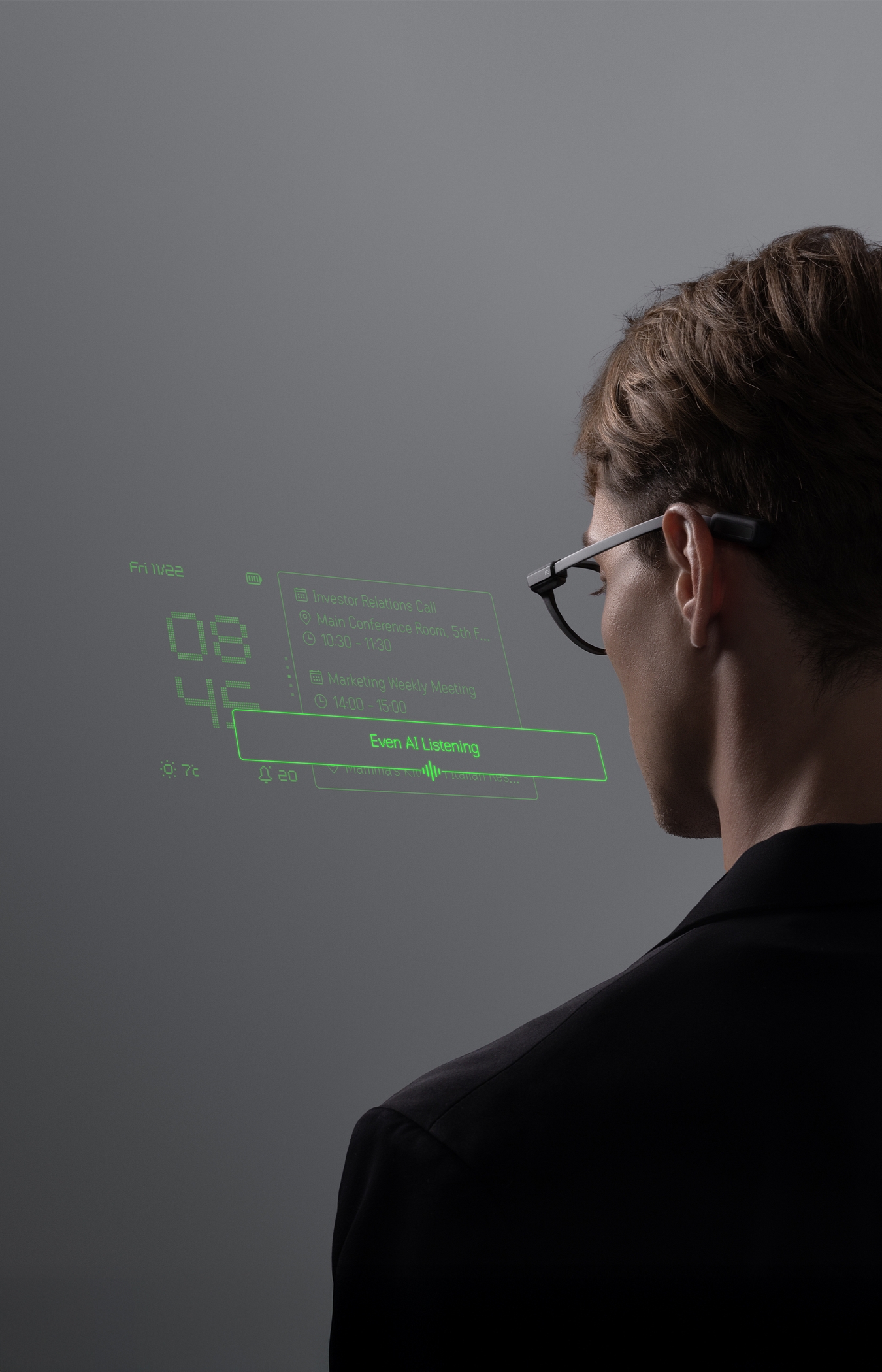 Smart Glasses with Display & Ambient AI Prompts | Even G2