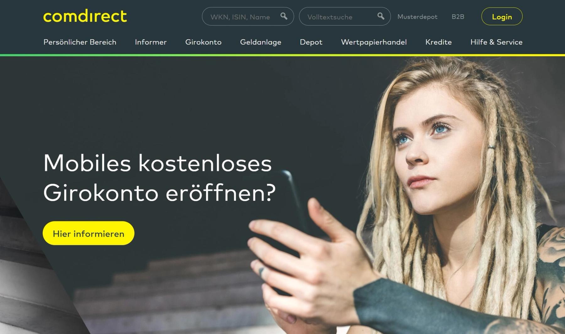 Comdirect Bargeld Einzahlen