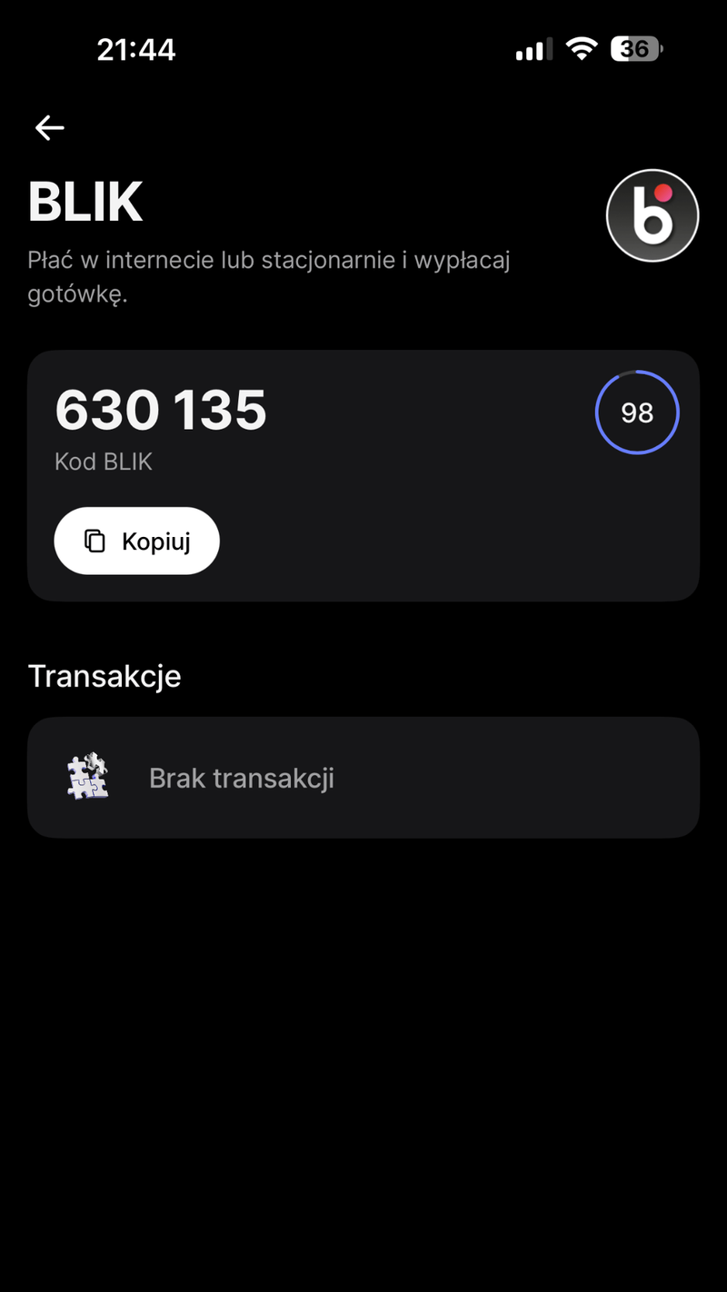 Jak korzystać z BLIKA w Revolut?