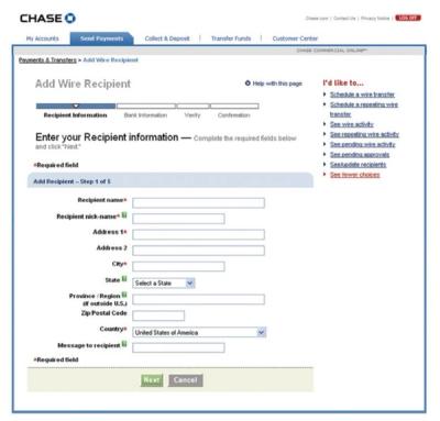 Chase International Wire Transfer, International Credit Cards, and ATM ...