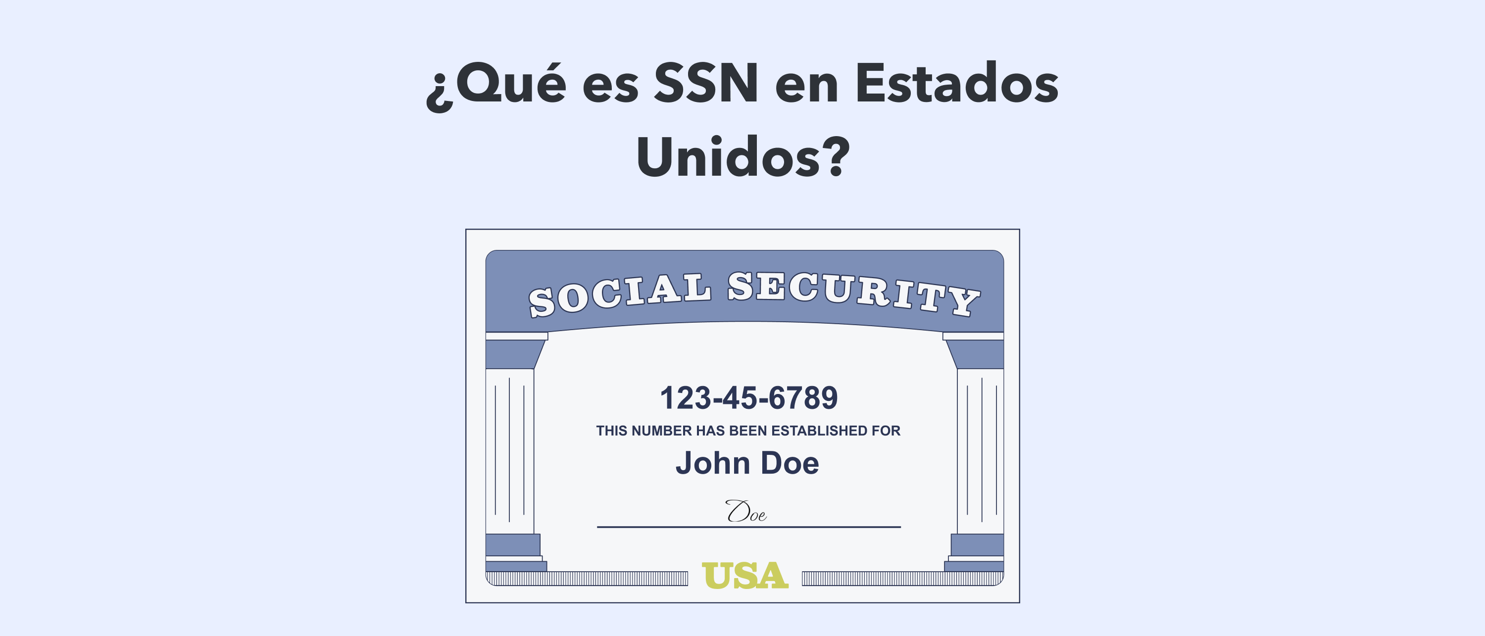 ¿Qué es SSN en Estados Unidos?