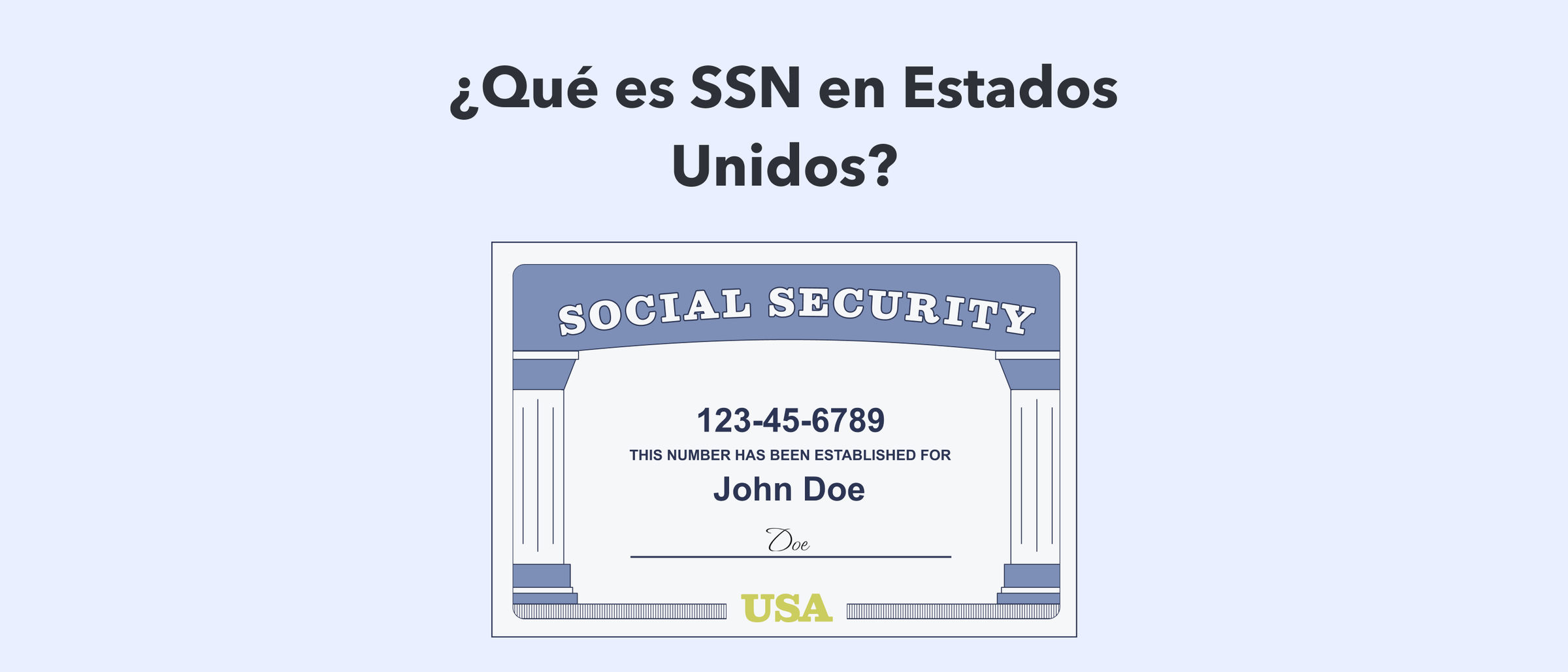 ¿Qué es SSN en Estados Unidos?