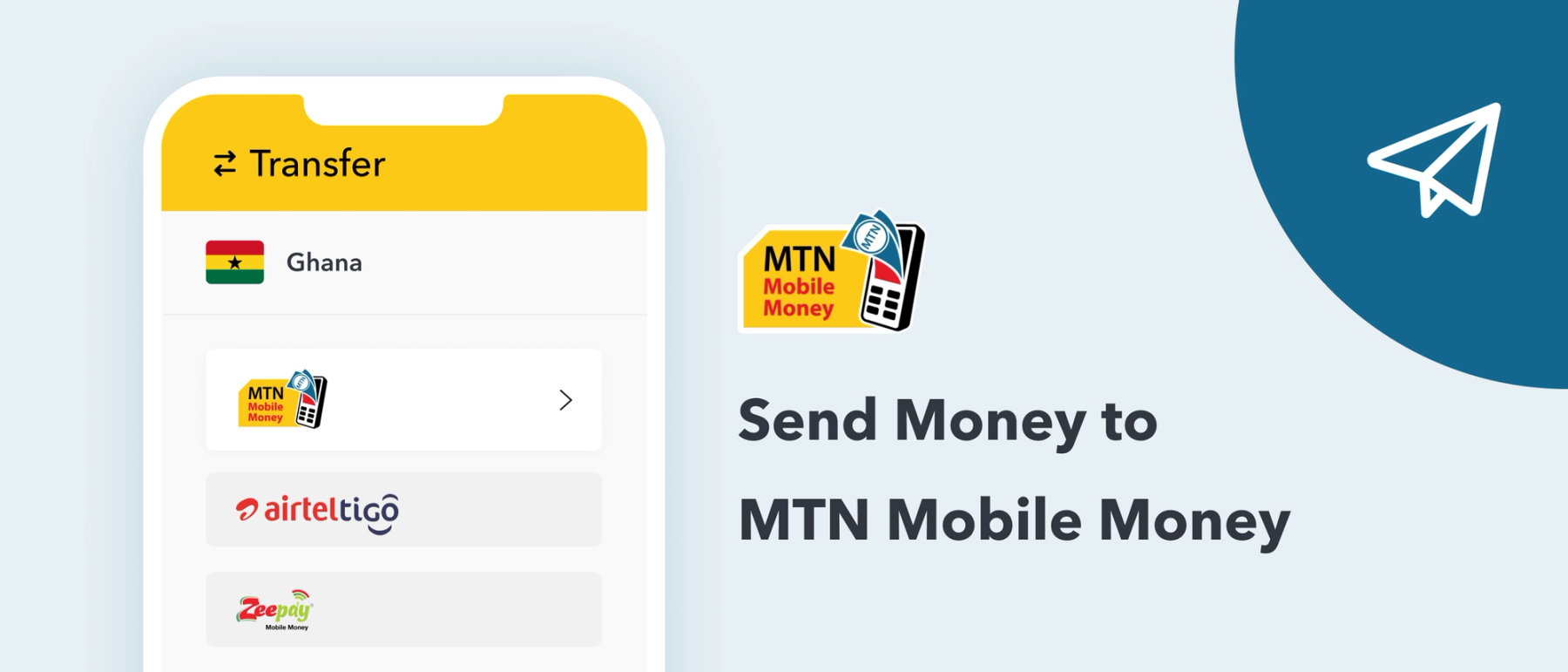 Best Ways To Send Money to Ghana via MTN Mobile Money