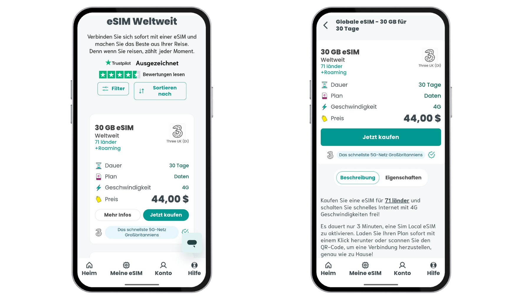 Beste eSIM für Mauritius: 161 eSIMs im Vergleich