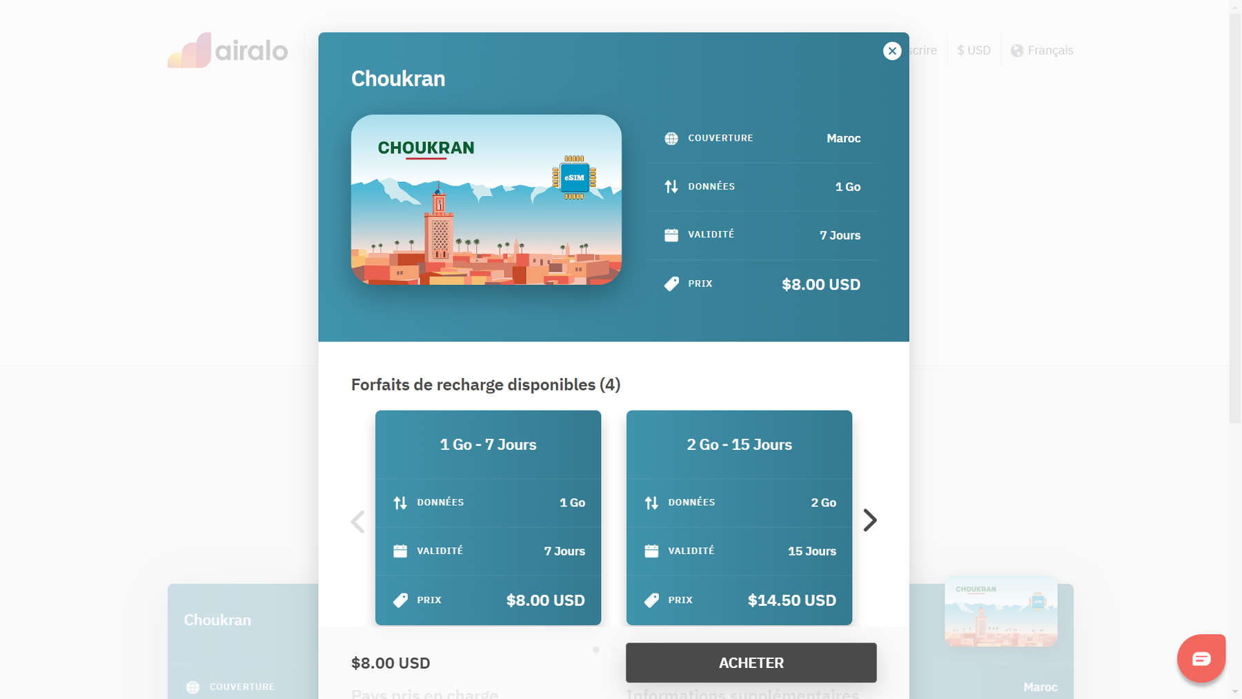 Meilleure eSIM pour le Maroc : on a comparé 107 forfaits