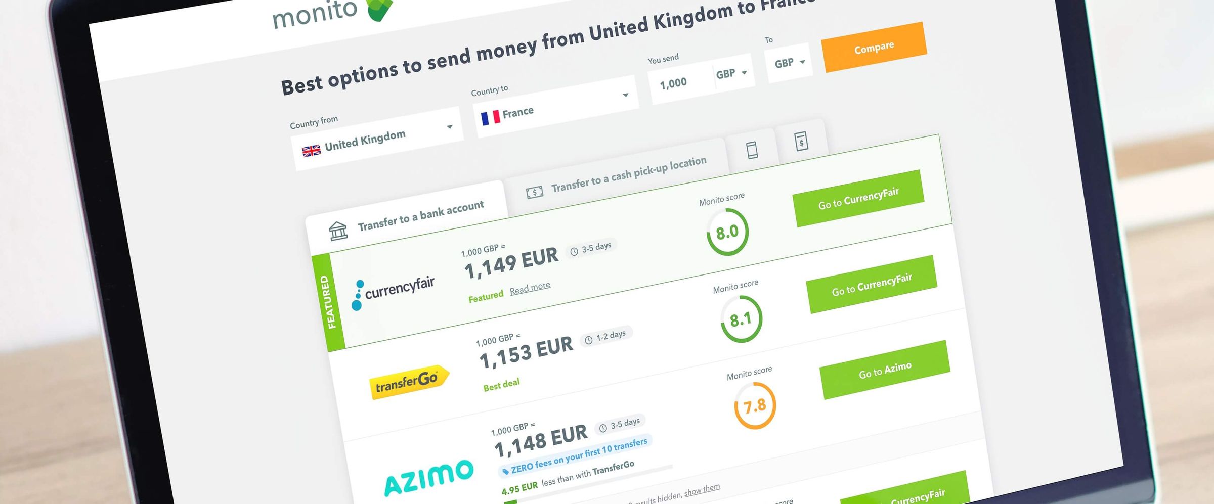 How to use Monito to save on money transfers