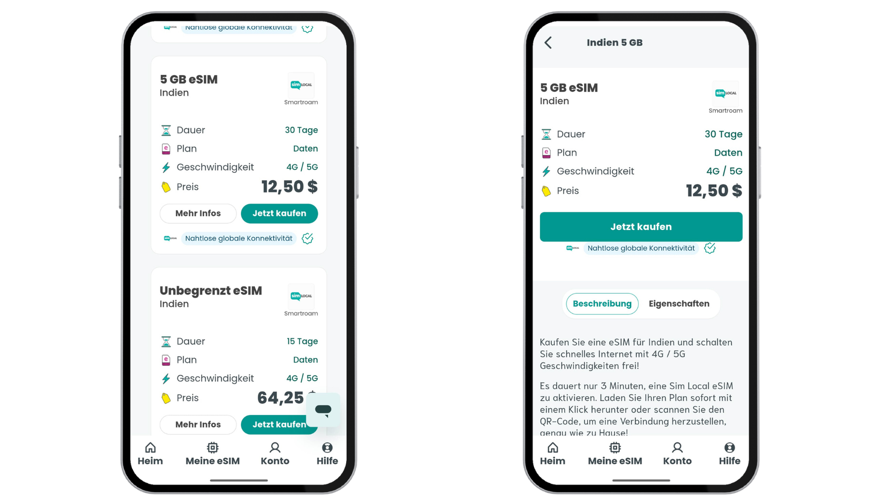 Beste eSIM für Indien: 215 eSIMs im Vergleich