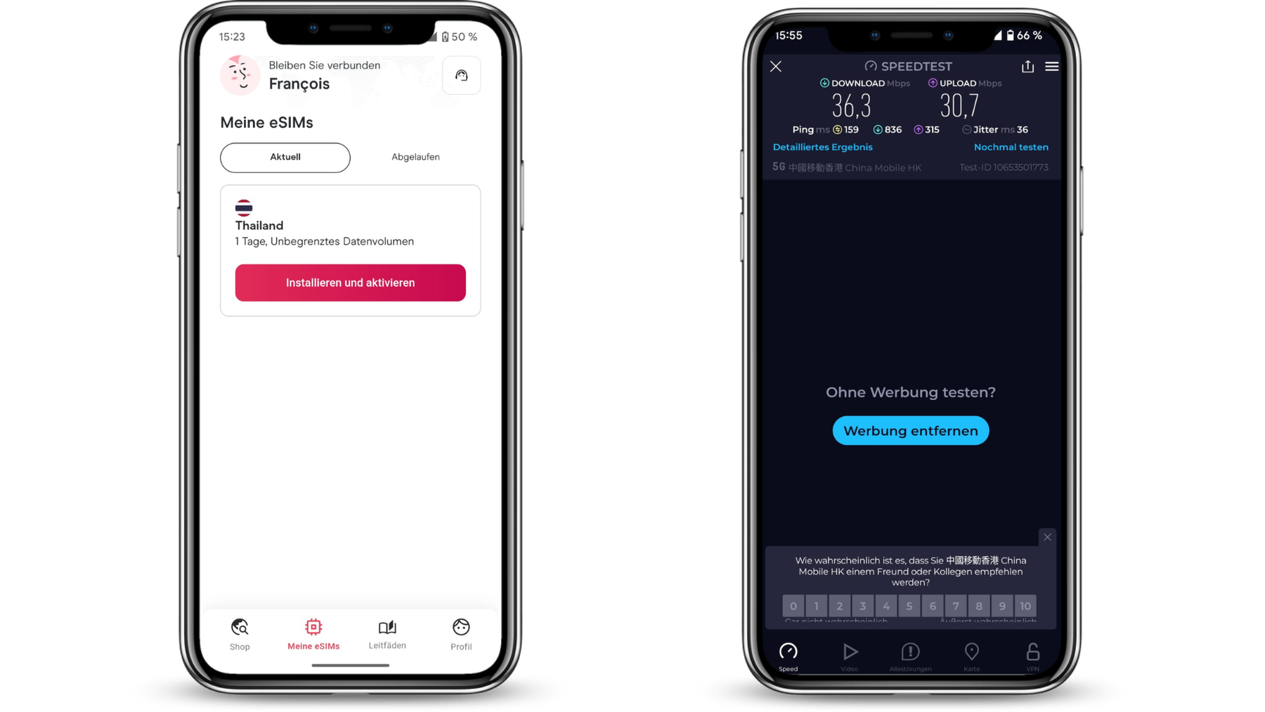 Beste eSIM für die Schweiz: 332 eSIMs im Vergleich