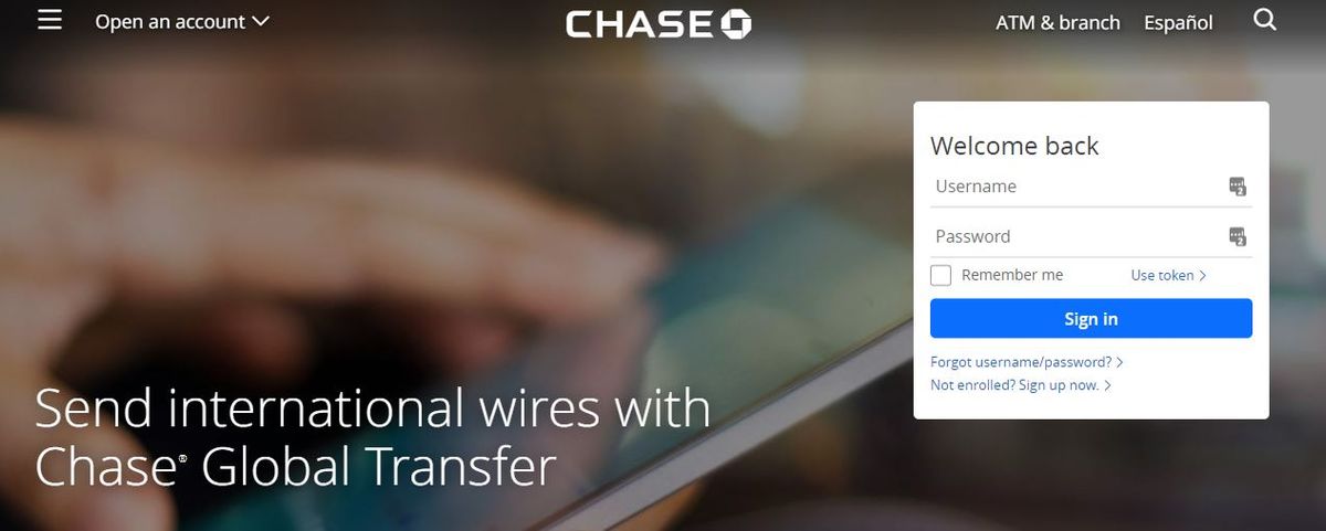 Chase International Wire Transfer, International Credit Cards, and ATM ...