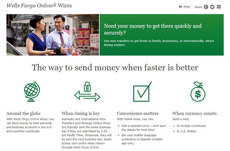 Wells Fargo Foreign Currency Exchange, International Wire Transfer ...