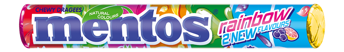Mentos roll rainbow | Mentos Italia