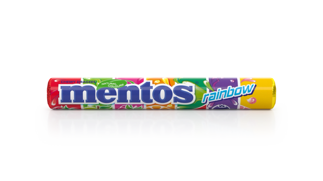 Mentos roll rainbow | Mentos Italia