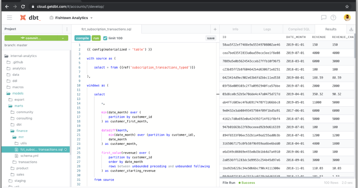 Announcing the dbt IDE for streamlined development | dbt Labs
