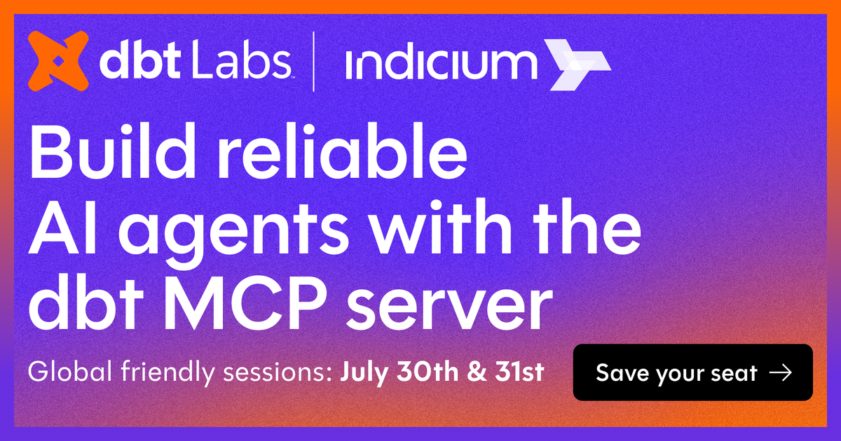 Build reliable AI agents with the dbt MCP server | dbt Labs