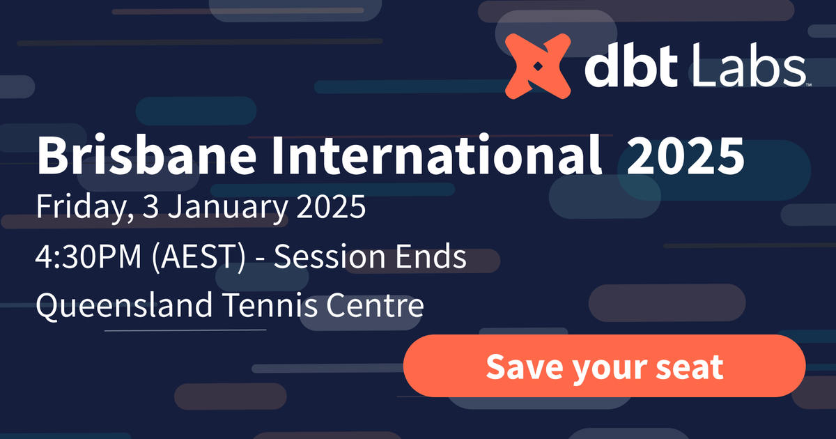Brisbane International Tennis 2025 | dbt Labs